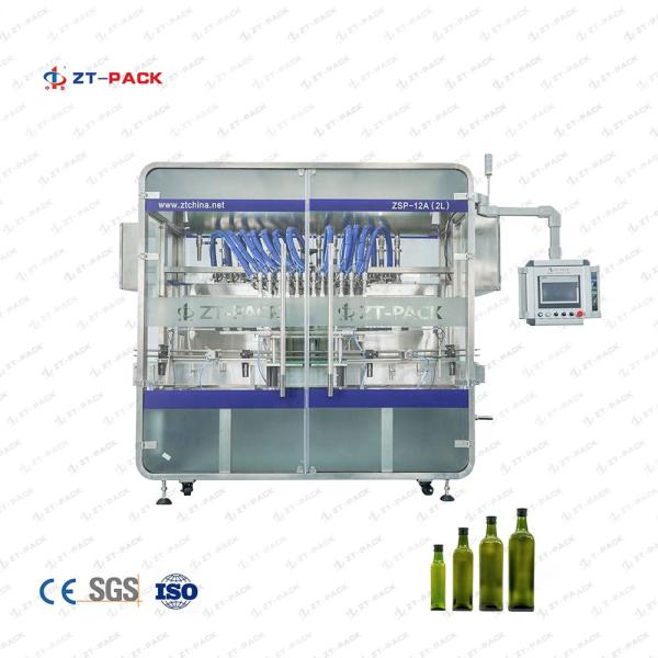 Quality Automatic Nitrogen Type Cooking Olive Oil Palm Oil Bottle Filling Capping Machine 800ml for sale