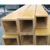Quality Frp Square Tube GRP Pultruded Glassfiber Tube Rectangular Fiberglass Long Life for sale
