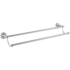 Quality Modern Chrome Metal Towel Bar Bathroom For Bathroom Wall Wall Mounted Brass for sale