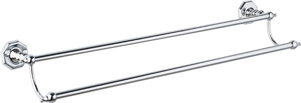 Quality Modern Chrome Metal Towel Bar Bathroom For Bathroom Wall Wall Mounted Brass for sale