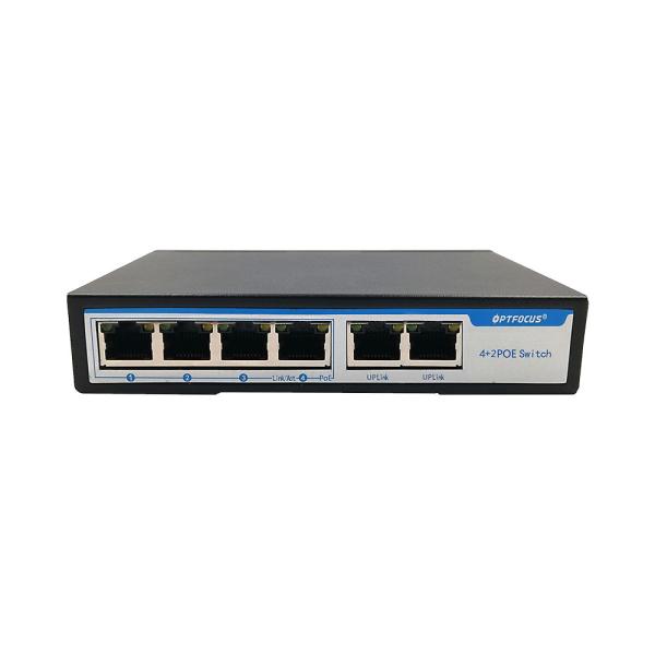 Quality Poer Over Ethernet POE Switch 4 Ports 10 / 100M Switch ftth application for sale
