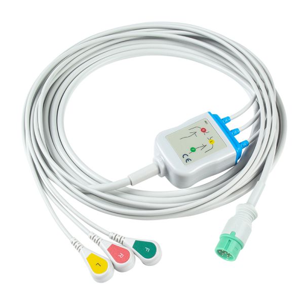 Quality Yonker IE12 9PIN ECG Cable and leadwires for sale