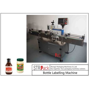 Quality Vertical Self Adhesive Round Bottle Labeling Machine With PLC Control 120 BPM for sale