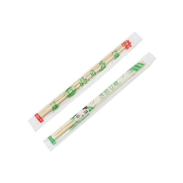 Quality Chopsticks With Logo Plastic Packing Round Bamboo Chopsticks for sale