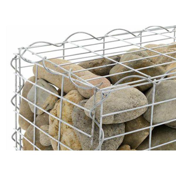 Quality Heavily Galvanized Welded Mesh Rock Filled Gabions 75×75mm Rustproof for sale