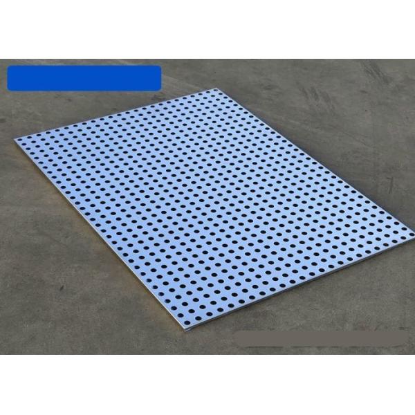 Quality Punched 904L Stainless Steel Perforated Plate Hole Diameter 1.2mm for sale