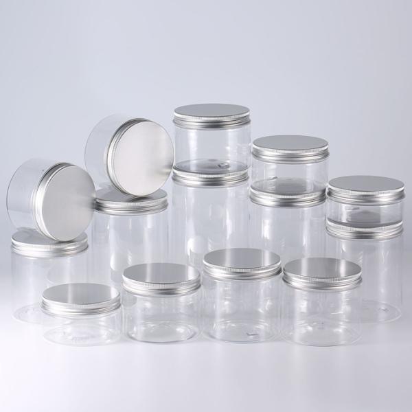 Quality 100ml 150ml Clear Food Storage Containers HDPE Plastic Airtight Storage Jars for sale
