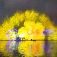 Quality Modern Laser Water Curtain Movie High Spray Stainless Steel 304 for sale