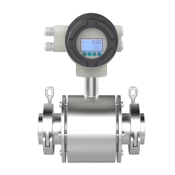 Quality Sanitary Clamp Type Electromagnetic Flow Meter for sale