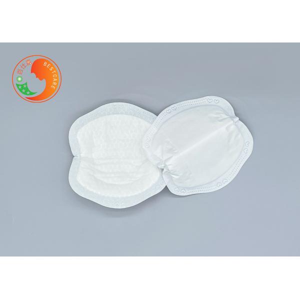 Quality 3D Contoured Organic Disposable Breast Pads With Highly Absorbent Inner Core for sale