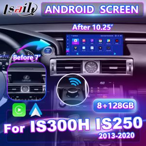 Quality Lsailt 10.25 Inch Android Carplay Multimedia Screen for 2013-2020 Lexus IS Knob for sale