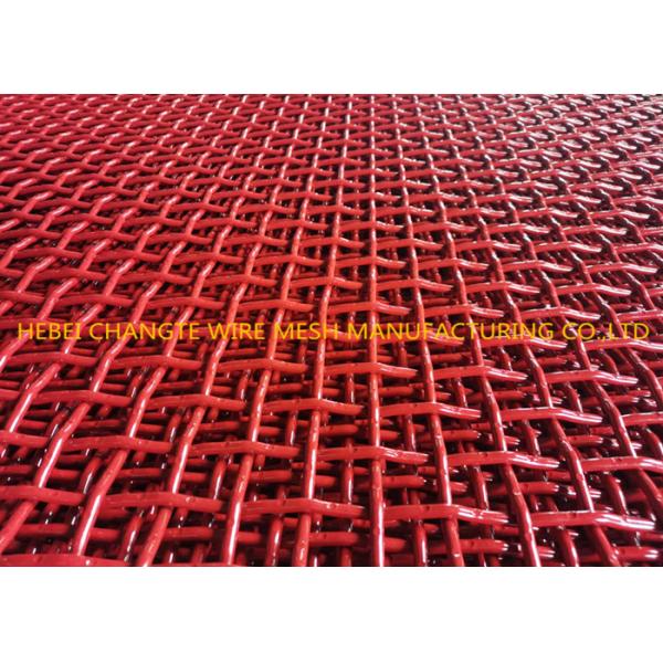 Quality Red 3M Length 45Mn Manganese Steel Wire Screen Mesh for sale