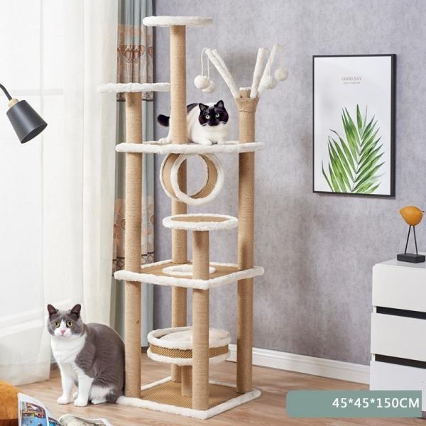 Quality Modern Luxury Cat Tree with Sustainable Product Feature Cat Furniture and Scratching Sisal Posts for sale
