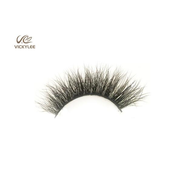 Quality Black Synthetic Fabric 0.05mm Dramatic False Lashes for sale