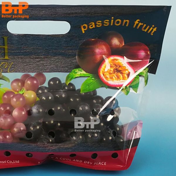 Quality Promotion Custom Transparent OPP/CPP Cherry Tomato Grape Fruit Vegetable Plastic for sale