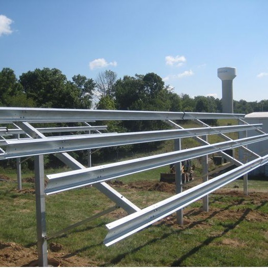 Quality Galvanized Steel Solar Panel Mounting Brackets Ideal Choice for Ground-mounted for sale