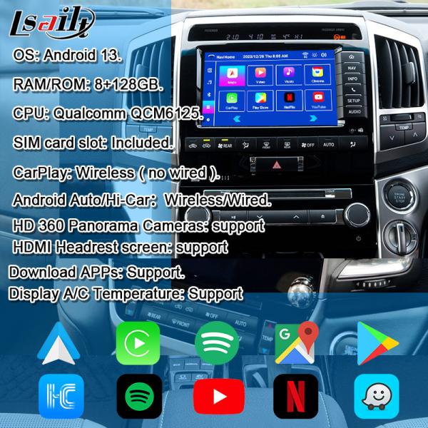 Quality OEM Android Upgrade Module for Land Cruiser 2013-2021 Wireless CarPlay Kit for sale