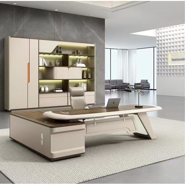 Quality Modern Large  Office Desk With Chair Manager Table Chief Executive Table for sale