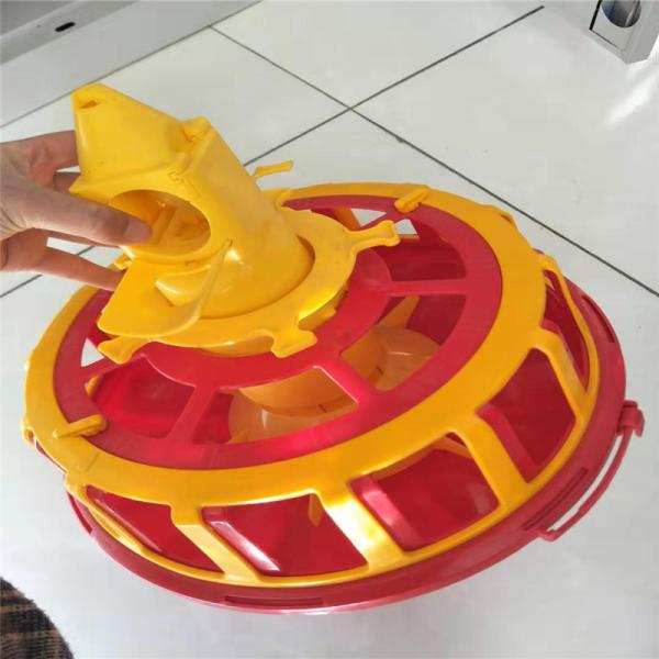 Quality Broiler Breeder Automatic Plastic Chicken Pan Feeder for sale