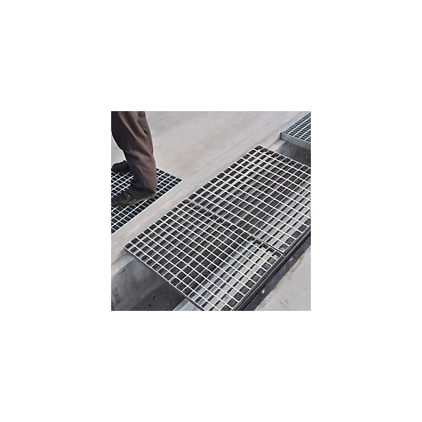 Quality Heavy Duty Galvanized Steel Grating Drain Cover with EN124 Standard and ISO9001 Certification for sale