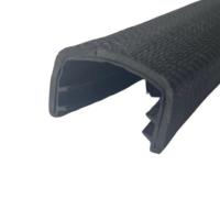 Quality CR U-shaped Steel Insert PVC EPDM Rubber Sealing Strip for Automobile Door Decoration for sale