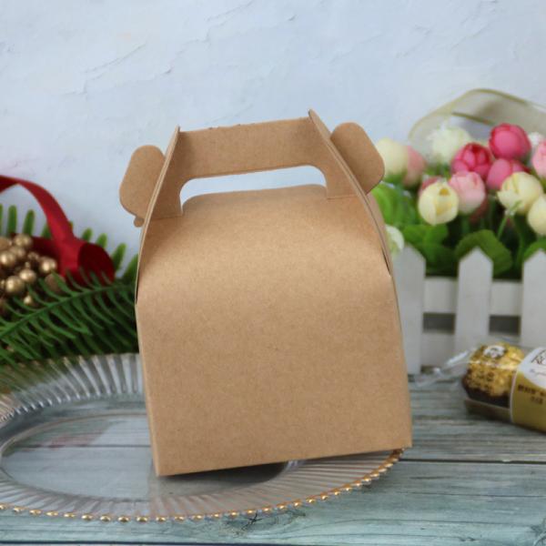 Quality Screen Printing 250g Kraft Paper Food Packaging Box 0.024kg for sale