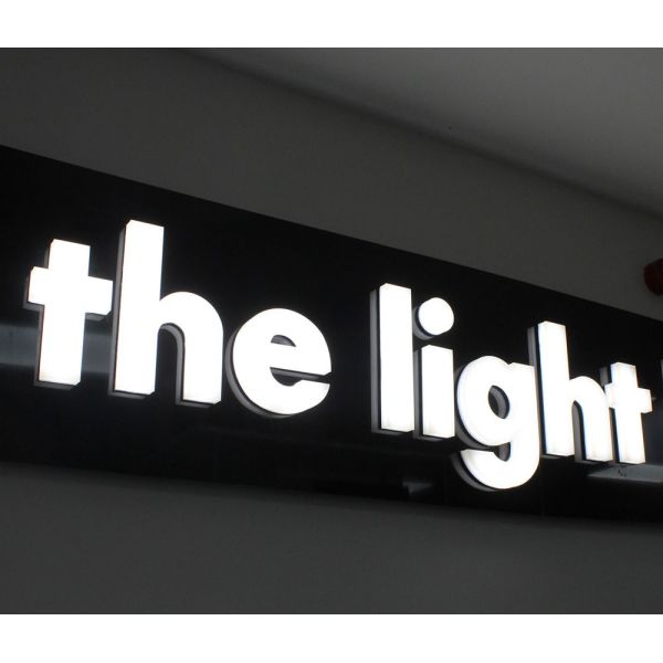 Quality Power Coated Surface Led Frontlit Sign Corrosion Resistance for sale