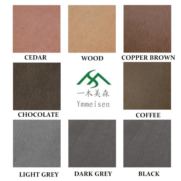 Quality ISO9001 115mm 9mm 2.2meter WPC Fence Panels for sale