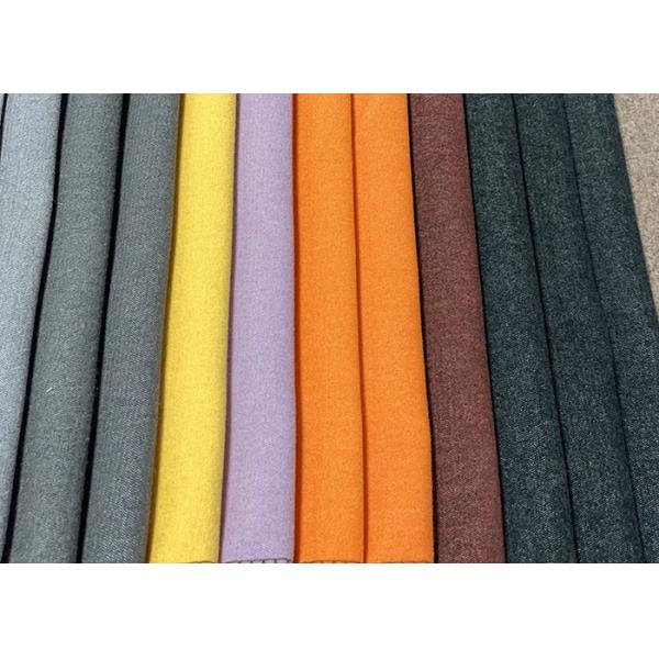 Quality Solid Chenille Sofa Fabric , 377gsm Polyester Chenille Upholstery Fabric for sale