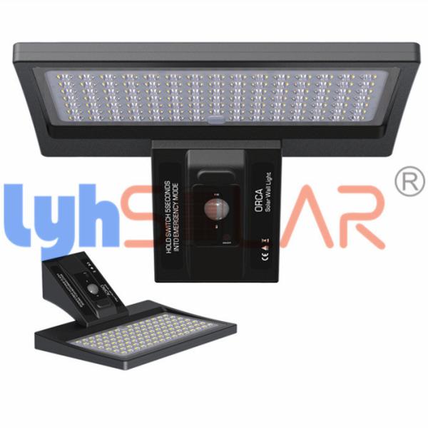 Quality 8W 1000Lm Motion Activated Solar Outdoor Light With IP65 Waterproof CE RoHS Approval for sale