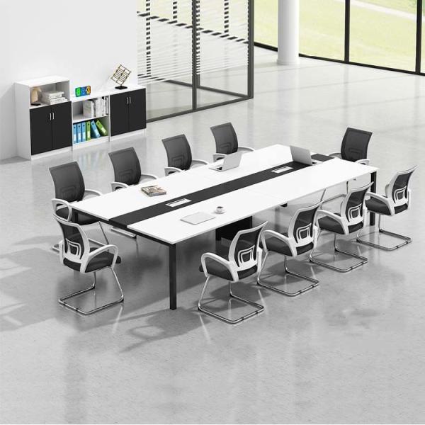 Quality 6 Person Office Conference Table D1200mm Meeting Room Rectangular for sale