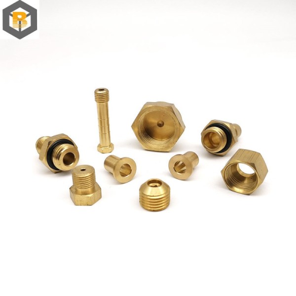Quality High Precision Brass Threaded Parts Custom CNC Machined for Mini Copper Turning Parts for sale