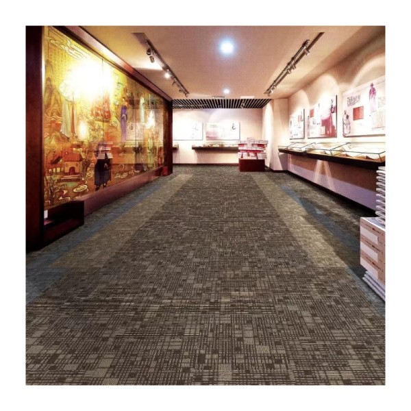 Quality Office Carpet Tiles 50x50 Rectangle Shape Medium Pile Commercial Tile Carpet for sale