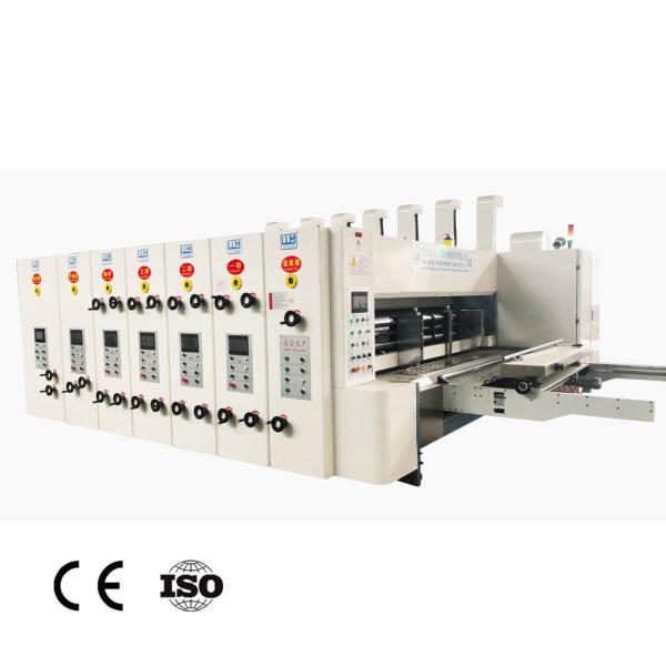 Quality 2 Color Flexo Printing Slotting Die Cutting Machine Automatic for sale