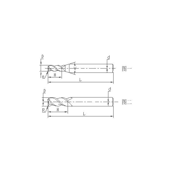Quality A20 3R Round Nose Milling Cutter 20mm Solid Carbide Three Flute End Mill for sale
