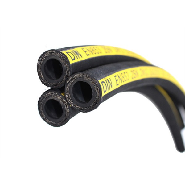 Quality Black 5/16'' 8mm Hydraulic Hose , High Pressure Hydraulic Hose Pipe for sale