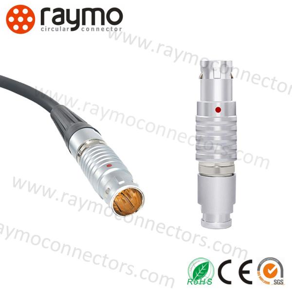 Quality FGG EGG 2B 8pin 10pin Circular Push Pull Connectors Lemo Cross Sigal Transfer for sale