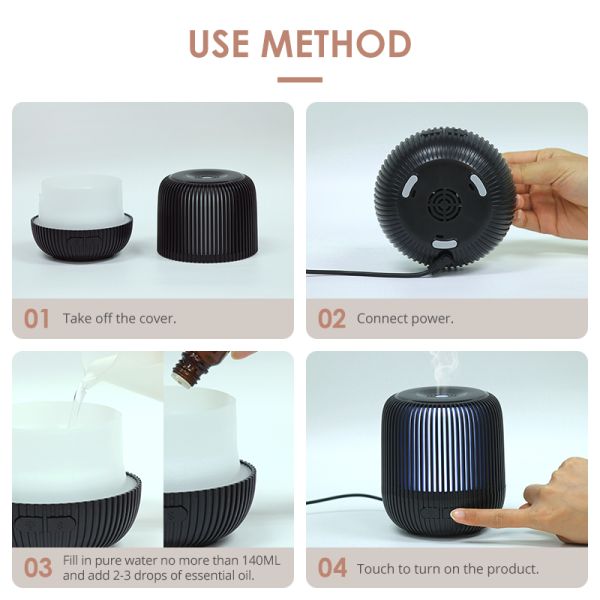Quality USB Essential Oil Diffuser Mini Small Humidifier with Adjustable Mist Modes and for sale