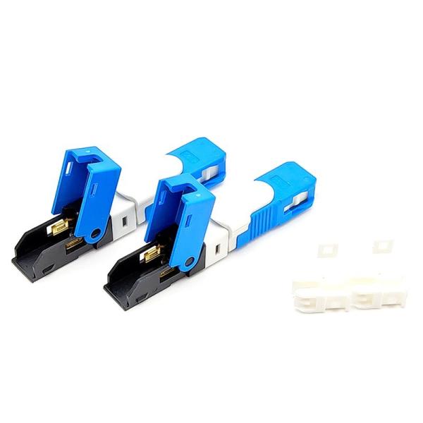 Quality 3 Mechanical SC APC SC UPC Fiber Optic Fast Connector FTTH Quick Connector for sale