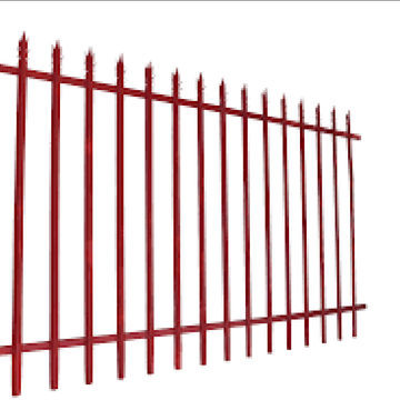 Quality European style hot dipped palisade fencing railway metal palisade fencing for sale