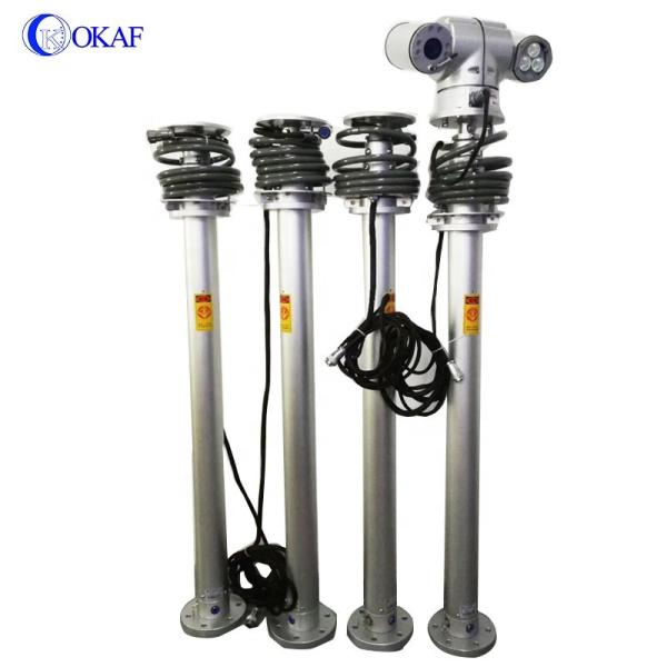 Quality Anodized Aluminum Pneumatic Telescopic Mast 4.2M 5.7M for sale
