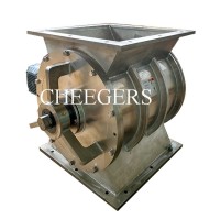 Quality Carrot Pomace Sanitary Rotary Valve 500x500mm SKF Bearing for sale