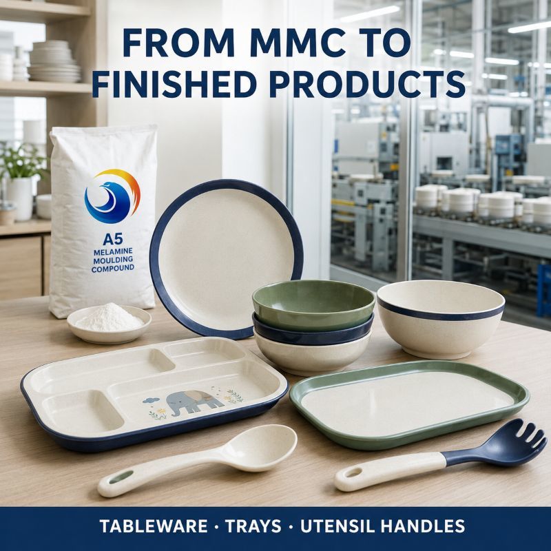 Quality Melamine Moulding Compound powder for making dishware melamine plates salad bowl melamine for sale