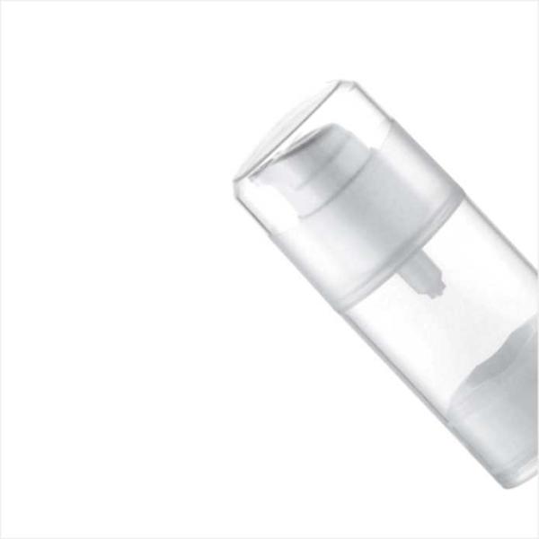 Quality Oval plastic cosmetic airless container 30ml 50ml PP airless bottle for sale