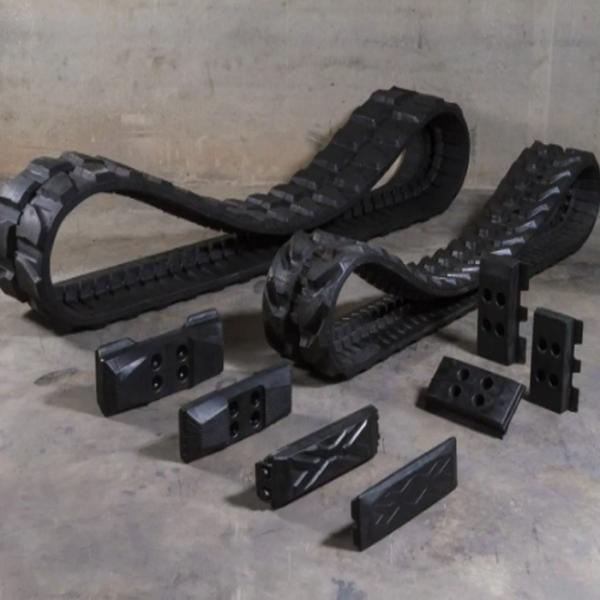 Quality 180X72x36 Rubber Track for Mini Excavator Mini Skid Steer Loader Black Nature for sale