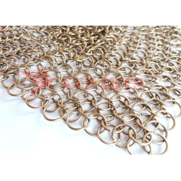 Quality Easy Installation Welded Wire Ring Mesh For Decorative Curtain Wall for sale