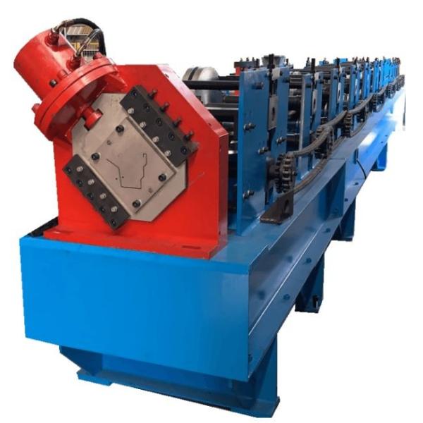 Quality 19 Stand Gutter Downspout Roll Forming Machine 7.5KW For Galvanized Steel Coils for sale