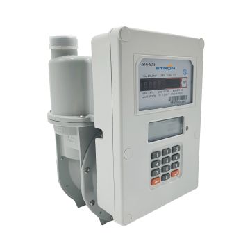 Quality STS Standard 2.5m3/H Prepaid Gas Meter With LCD Diaplsy for sale