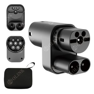 Quality Olink Electric Vehicle Car Charger Plug CCS2 Ev Adapter Convertor Type2 CCS for sale