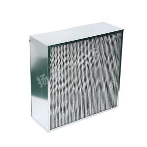 Quality H13 H14 Deep Pleat Hepa Filter Cleanroom HEPA Filter With Aluminum Frame for sale